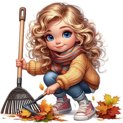 Photo: Rake the Leaves - LR - 11-4-23 (6) | Lori Rhae AI Creations ...