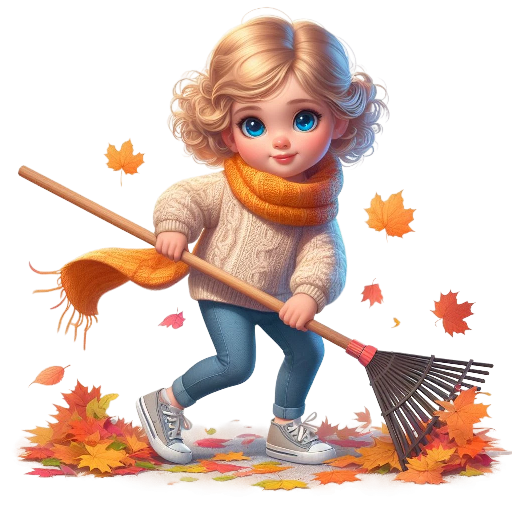 Photo: Rake the Leaves - LR - 11-4-23 (9) | Lori Rhae AI Creations ...