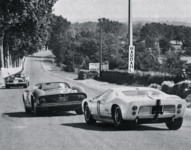 Photo: Ginther/Gregory Ford,chasing Surtee's 330P Ferrari. | FORD GT 40 1964-70 album ...