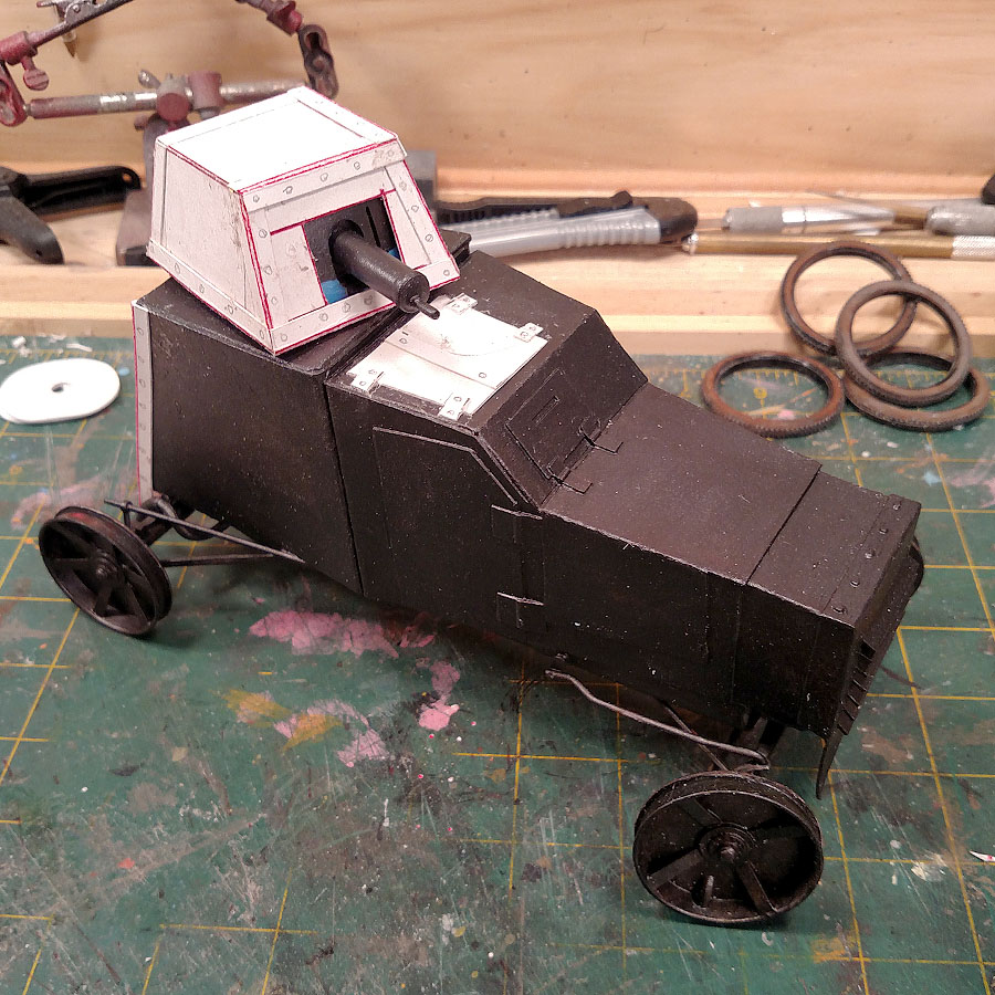 Photo: 130 | Scratch-bashed Model T armoured car in 1/16 scale. album ...