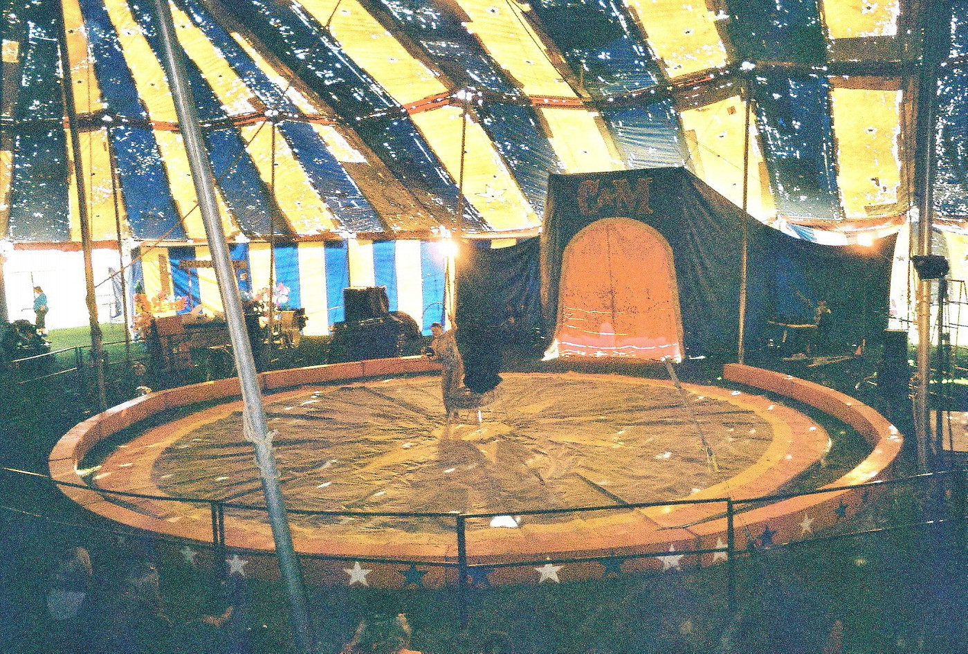 Photo: A Circus Performer inside the Ring at Cripple Creek, Colorado ...