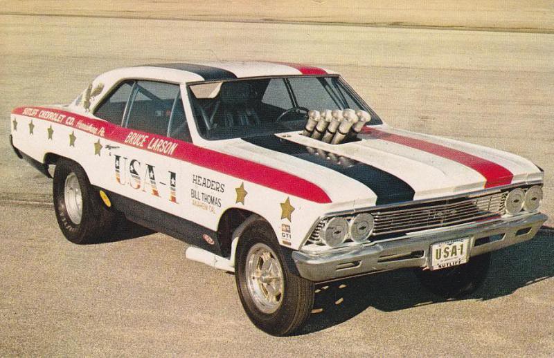 Photo: Bruce Larson Chevelle | BRUCE LARSON USA-1 DRAG CARS album ...