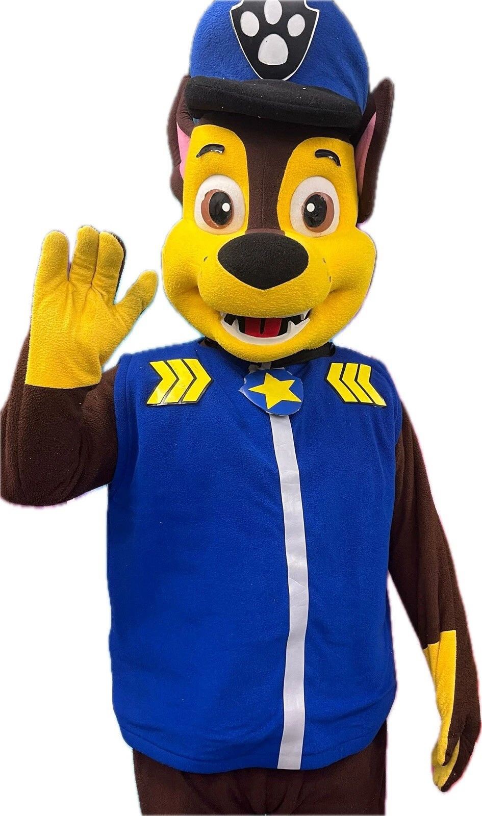 Photo: Hire! Chase Paw Patrol Lookalike Costume Mascot Fancy Dress ...