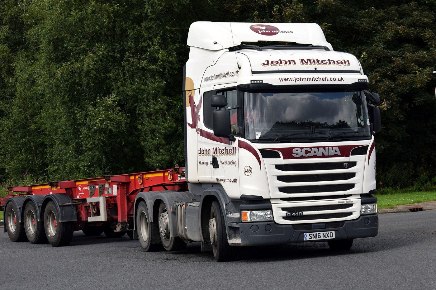 Photo: SN16NXO Scania G410 no. 465 | Mitchell, John, Grangemouth album ...