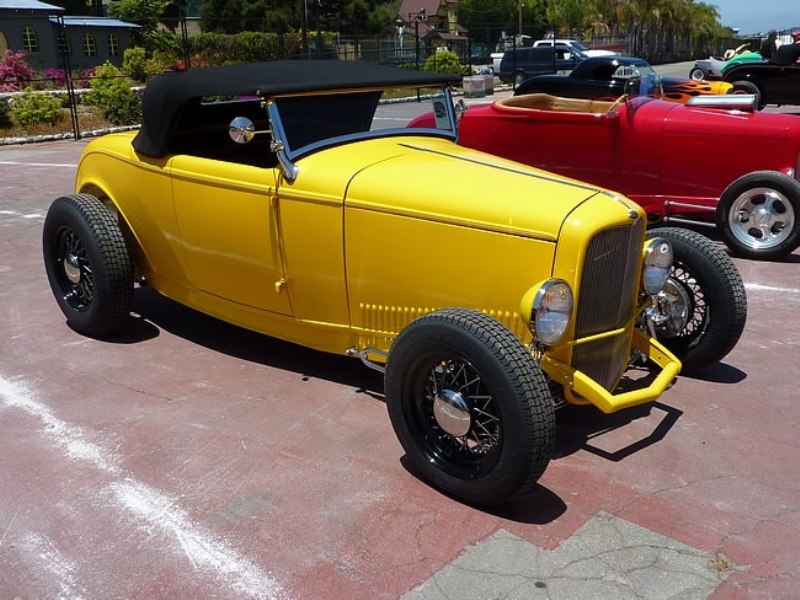 Photo: BRIGHT YELLOW ROADSTER (311) | 1932 FORD ROADSTERS album | LOUD ...
