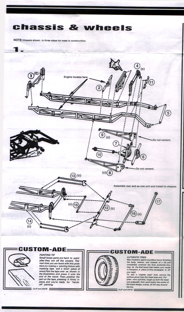 Photo: page 11 | AMT Nostalgic Drag Race Set Bronco Cougar Trailer ...
